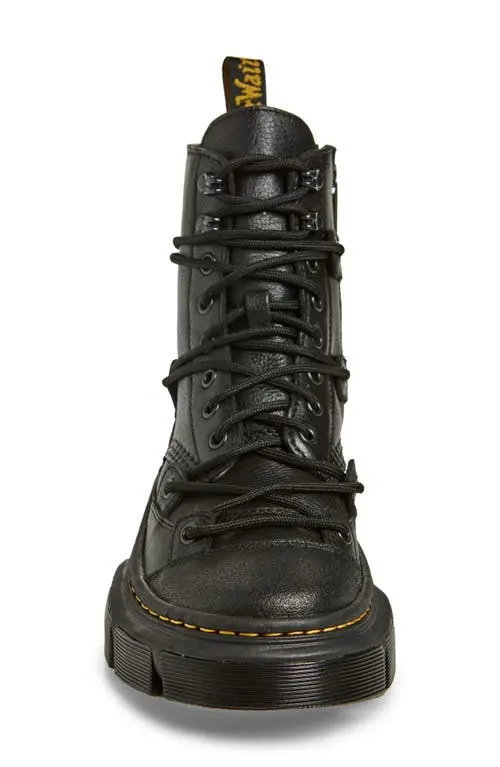 Dr. Martens Dmxl 8-Eye Leather Boots In Blank Lunar Grained